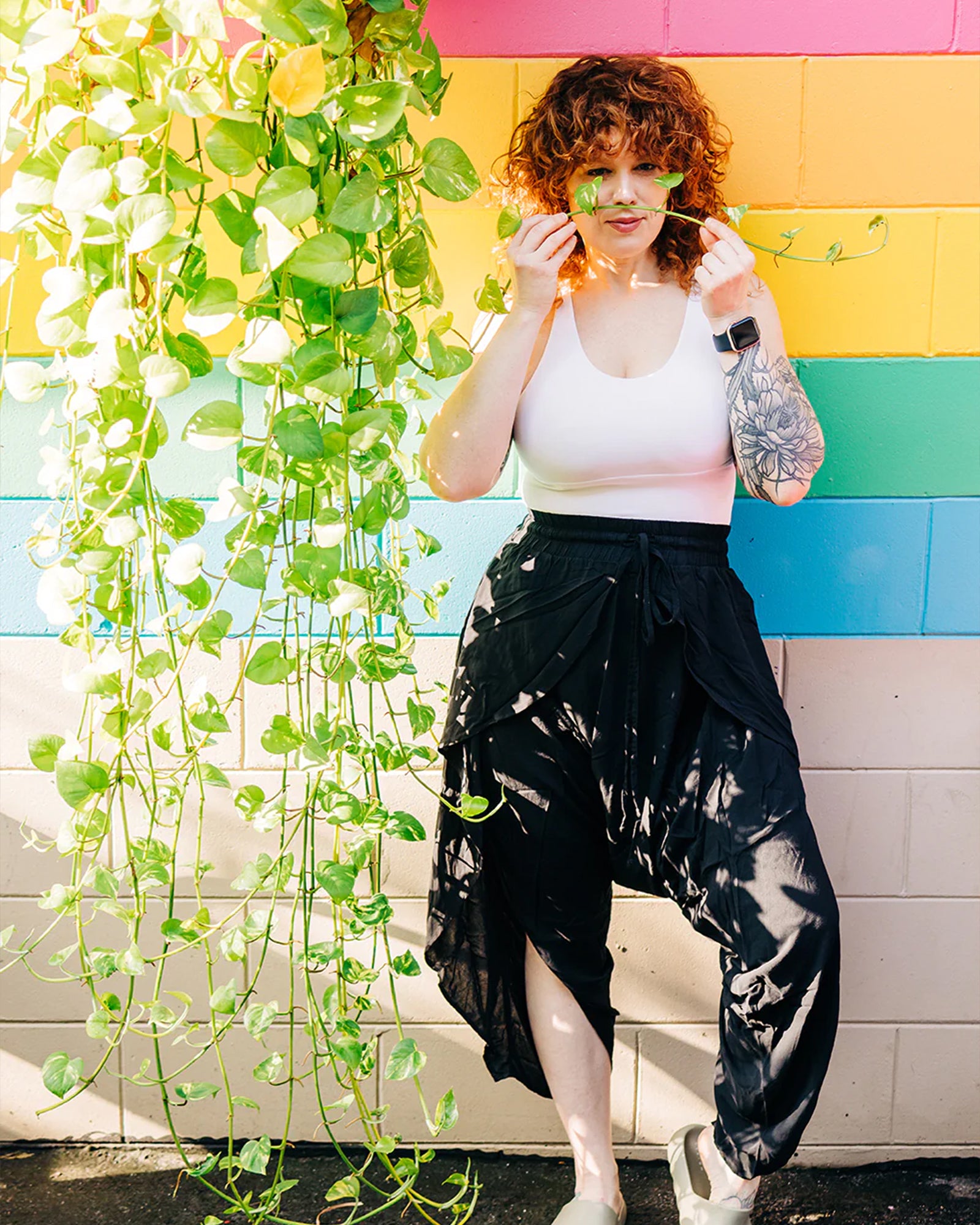 Flap Pants. Floaty wrap style Buddha Pants in 4 prints + Black